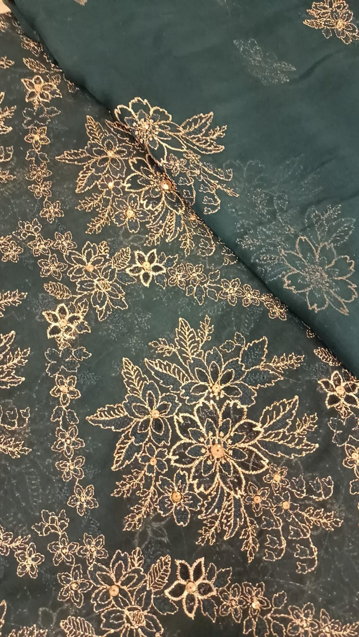 Latest Formal Wear /Party Wear Cut Work Dresses By Sunny Embroidery ...